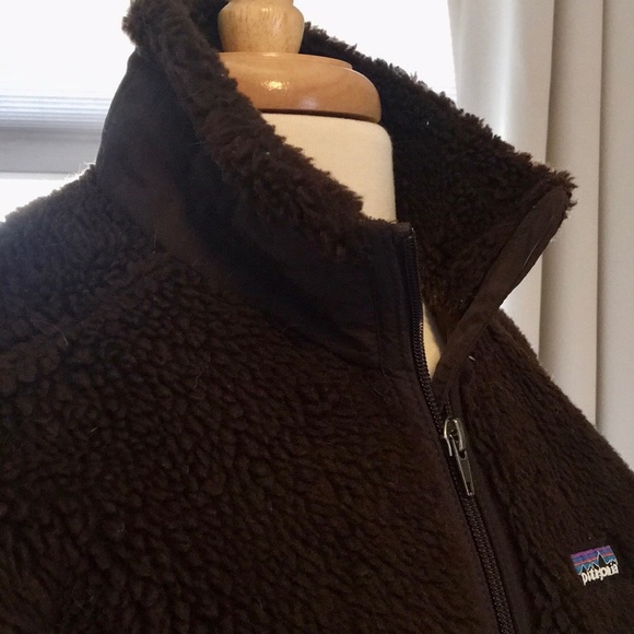 Patagonia | Jackets & Coats | Chocolate Brown Patagonia Fuzzy Jacket ...